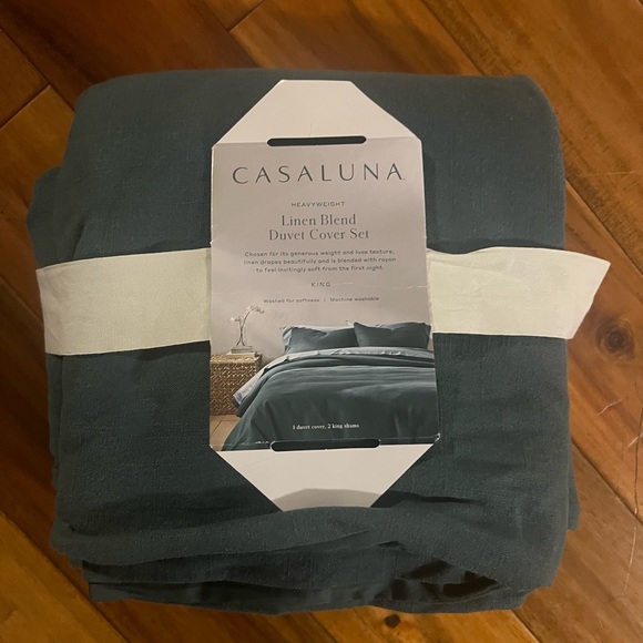 Casaluna | Bedding | Casaluna Heavyweight Linen Blend Duvet Cover And ...